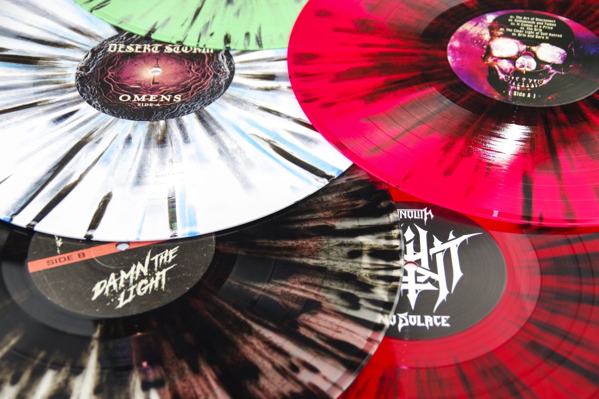 Splatter Effect in 12" & 10" Standard Colour Vinyl - Cram Duplication
